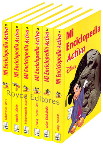 Mi Enciclopedia Activa Disney 6 Vols - Libros MX