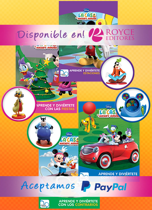 La Casa de Mickey Mouse 4 Vols + Figuras - Libros MX