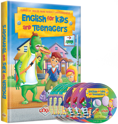 English For Kids and Teenagers con 3 CD-ROMs y 3 DVDs - Libros MX