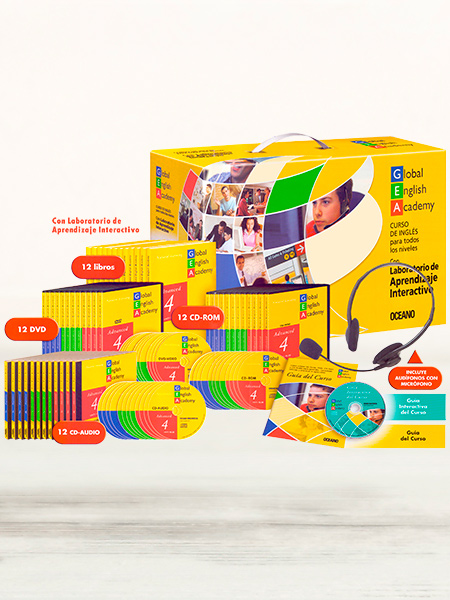 GEA Global English Academy 12 Vols, 12 CDs, 12 DVDs y 12 CDs Audio ...