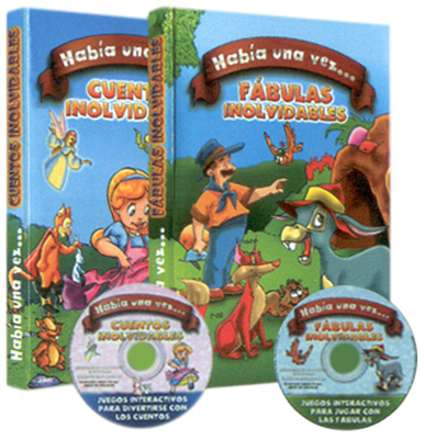 Había Una Vez Cuentos y Fábulas Inolvidables 2 Vols con 2 CD-ROM ...