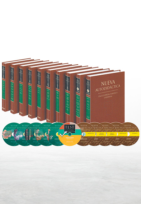 Nueva Autodidáctica Enciclopedia Temática Universal 8 Vols con 6 CD ...