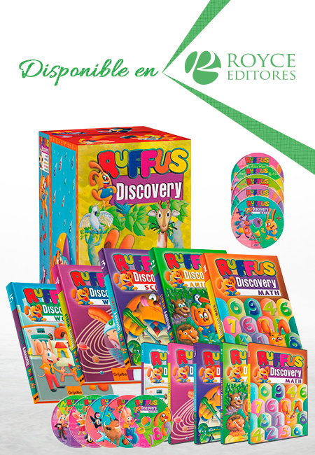 Ruffus Discovery English 5 Vols con 5 CD-ROMs y 5 DVDs - Libros MX
