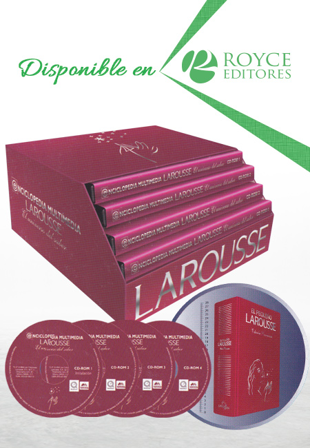 Enciclopedia Multimedia Larousse El Universo del Saber 4 CD-ROMs - Libros MX
